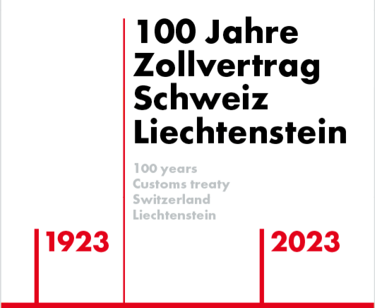 100 Jahre Zollvertrag Schweiz–Liechtenstein in Vaduz :: 100 Jahre Zollvertrag Schweiz-Liechtenstein
